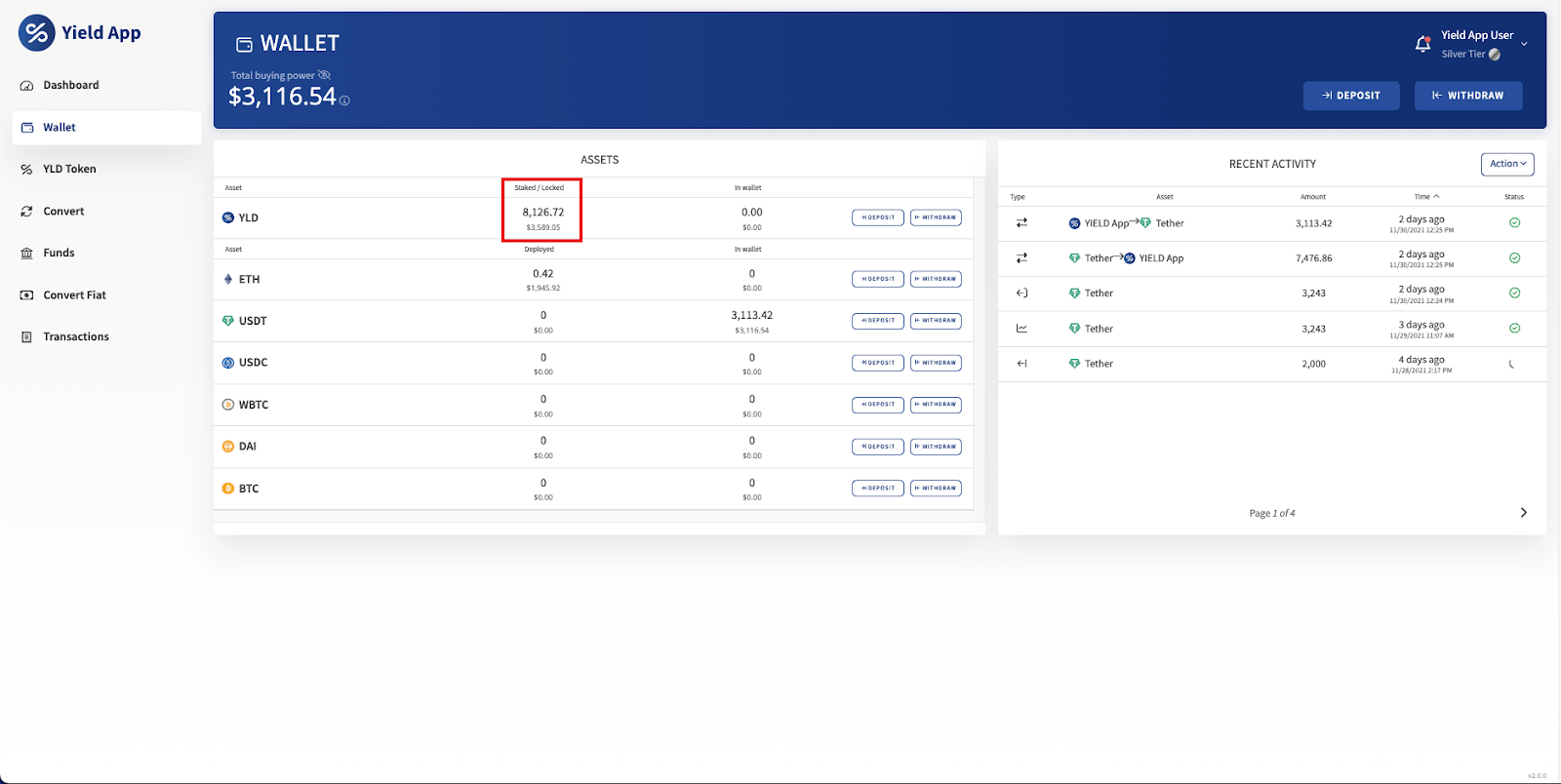 YIELD App V2 內測開始：公布 YLD 質押/鎖倉計畫，全線 Swap 等各項新功能！ - Grenade 手榴彈