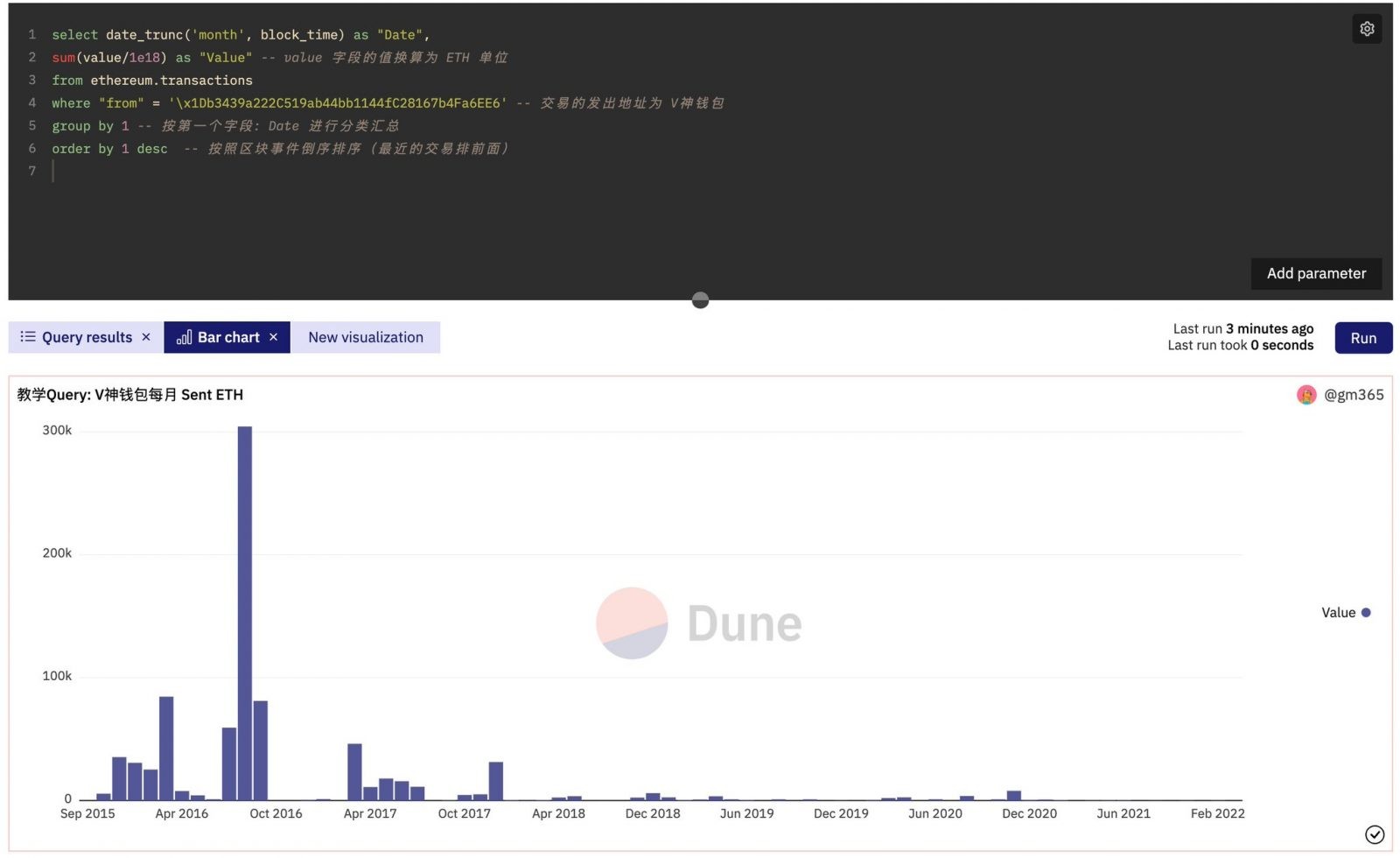 Dune Analytics 零基礎入門教學 - Grenade 手榴彈